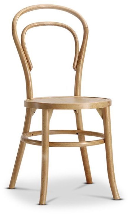 Nemo No 18 stoel in gebogen hout - Naturel - Houten stoelen - Trendrum.nl