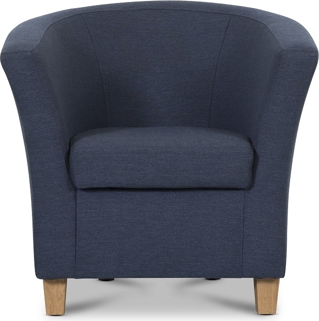 Clubfauteuil Club Grande - Donkerblauwe stof - Clubfauteuils - Trendrum.nl